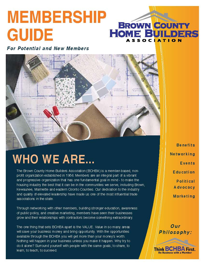 Membership Guide - Brown County Home Builders
